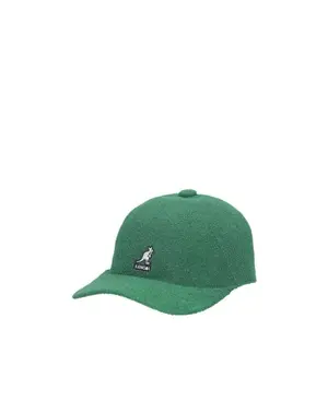KANGOL Baseball Cap With Embroidered Logo Detail - Green