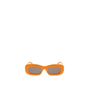 Celine Rectangular Logo Sunglasses - Orange