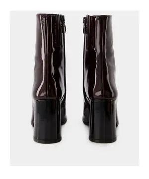 CAREL Almond Toe Zip Up Ankle Boots