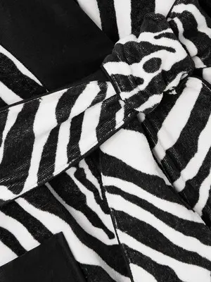 Dolce & Gabbana Long Sleeve Graphic Print Robe