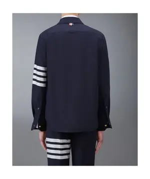Thom Browne 4-bar Pocket Shirt
