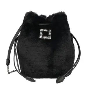 ROGER VIVIER Embellished Drawstring Bucket Bag