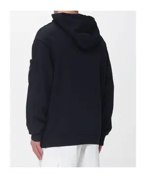 C.P. COMPANY Lens Pocket Hoodie - Black