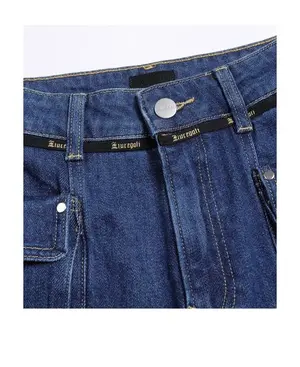 LIUREGALI Logo Overalls Jeans