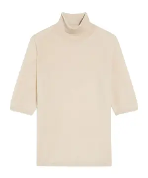 MAX MARA Max Mara Cecina High Neck Half-Sleeved Jumper