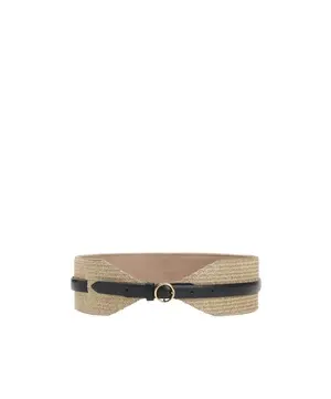 Alaïa Wide Belt - Nude