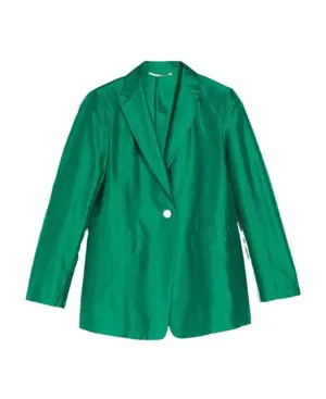 Max Mara Single-breasted Silk Blazer