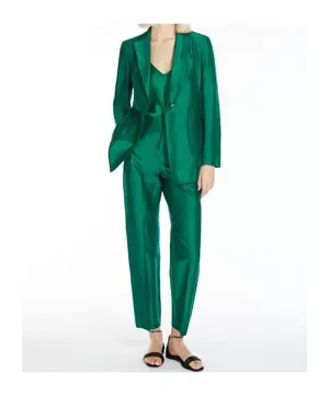 Max Mara Single-breasted Silk Blazer