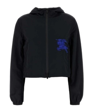BURBERRY Burberry Hooded Zip-Up Jacket With EKD Motif