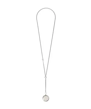 ANN DEMEULEMEESTER Elsu Medallion Necklace - Silver