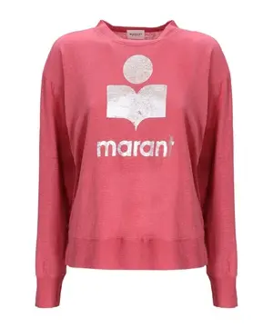 Isabel Marant Étoile Logo Printed Long-sleeved T-shirt