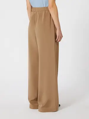 Max Mara Bonn Wide Leg Trousers - Hazelnut Brown