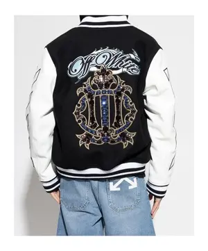 Off-White Varsity Jacket - Black
