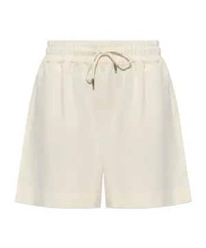 Moncler Logo Patch Drawstring Shorts - White