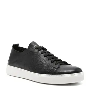 HENDERSON BARACCO Byron Leather Sneakers - Black