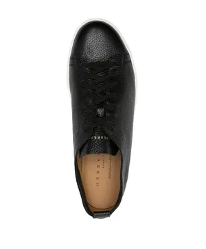 HENDERSON BARACCO Byron Leather Sneakers - Black
