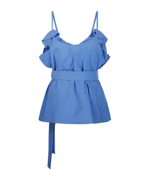 P.a.r.o.s.h Ruffled Belted Top