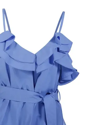 P.a.r.o.s.h Ruffled Belted Top
