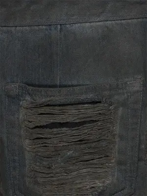 Rick Owens Geth Imitation Old Shorts - Black