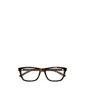 Saint Laurent Rectangle Frame Eyeglasses - Black