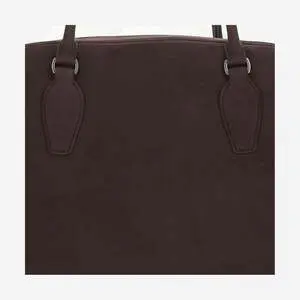 THE ROW India 15 Zipped Handbag - Dark Brown