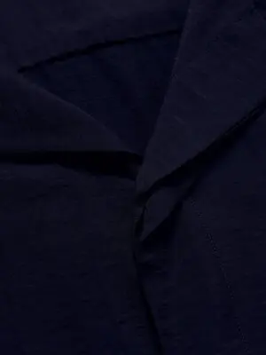 Nn07 Hank 5971 Camp-collar Tencel™ Modal-blend Seersucker Shirt