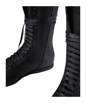 ANN DEMEULEMEESTER High-top Lace-up Boots