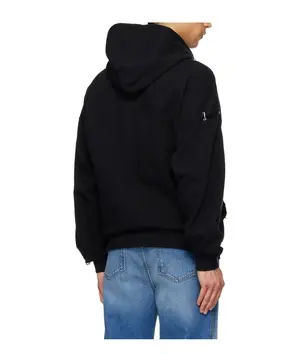 We11Done Zip-up Hoodie With Rose Piercing Detail