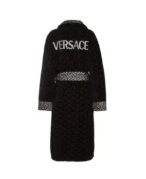 Versace Logo Belt Robe