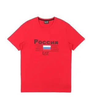 EA7 Logo T-shirt With Round Neck