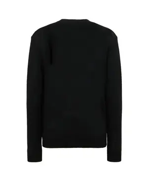 JIL SANDER Long-sleeved Knit Pullover - Black