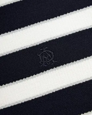 Dunhill Logo Embroidered Polo Shirt - Black