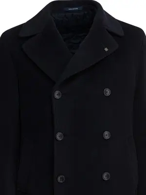Tagliatore Double-breasted Tailored Coat - Black