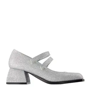 NODALETO Bulla Bacara Glitter-detailed Pumps - Gray
