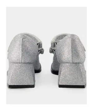 NODALETO Bulla Bacara Glitter-detailed Pumps - Gray