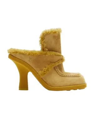 Burberry Highland Square-toe Mules
