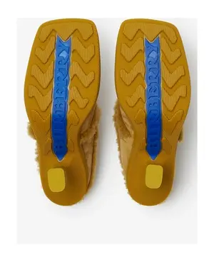 Burberry Highland Square-toe Mules