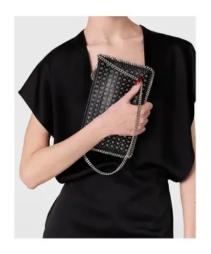 Stella McCartney Deep V-neck Cap Sleeve Midi Dress