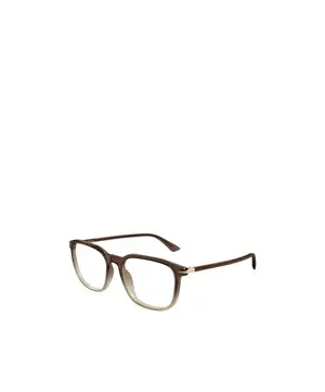 Montblanc Geometric Eyeglasses - Brown