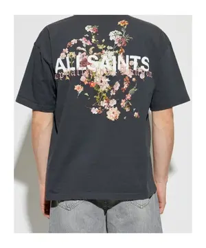 ALLSAINTS Valen Floral Logo T-shirt