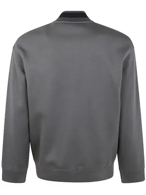 Emporio Armani Logo Zip-up Sweater