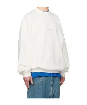 Vetements Paris Embroidered Sweatshirt - Vanilla
