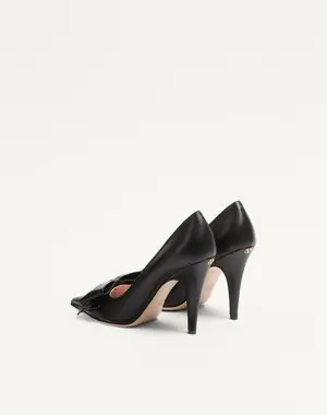 Valentino Garavani Bow Detail Kidskin Pumps - Black