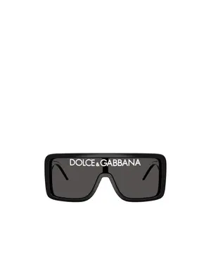Dolce & Gabbana Rectangle Frame Sunglasses - Black