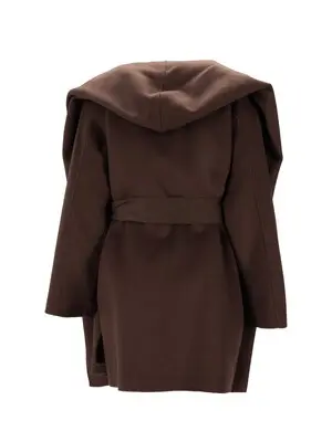 P.a.r.o.s.h Belted Coat - Black