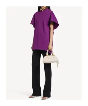 Balenciaga Oversized Mock Neck T-shirt