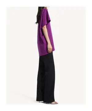 Balenciaga Oversized Mock Neck T-shirt