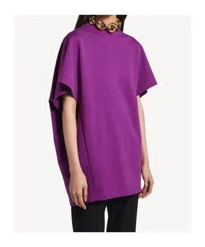 Balenciaga Oversized Mock Neck T-shirt