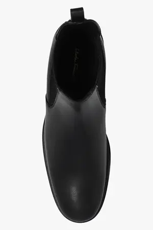 FERRAGAMO Gancini Logo Chelsea Boots