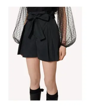 Red Valentino High Waist Bow Shorts